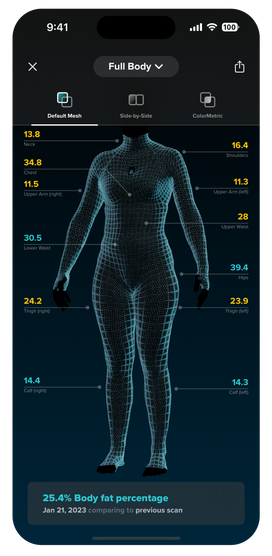 3D Body Scan Suit by ZOZOFIT|Measurement At-Home|Highly Accurate Scan