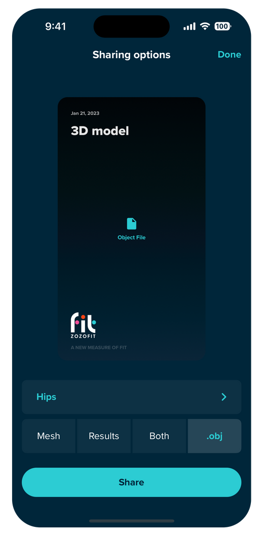 3D Body Scan Suit by ZOZOFIT|Measurement At-Home|Highly Accurate Scan