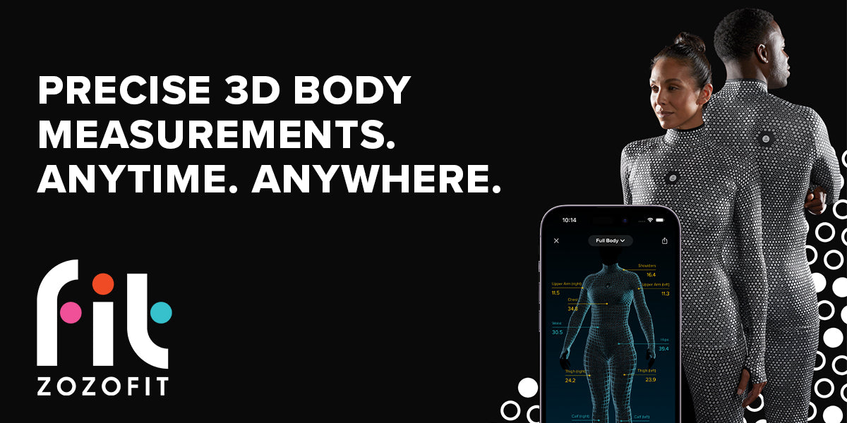 ZOZOFIT#N# |#N# 3D Body Scan Suit by ZOZOFIT|Measurement At-Home|Highly Accurate Scan